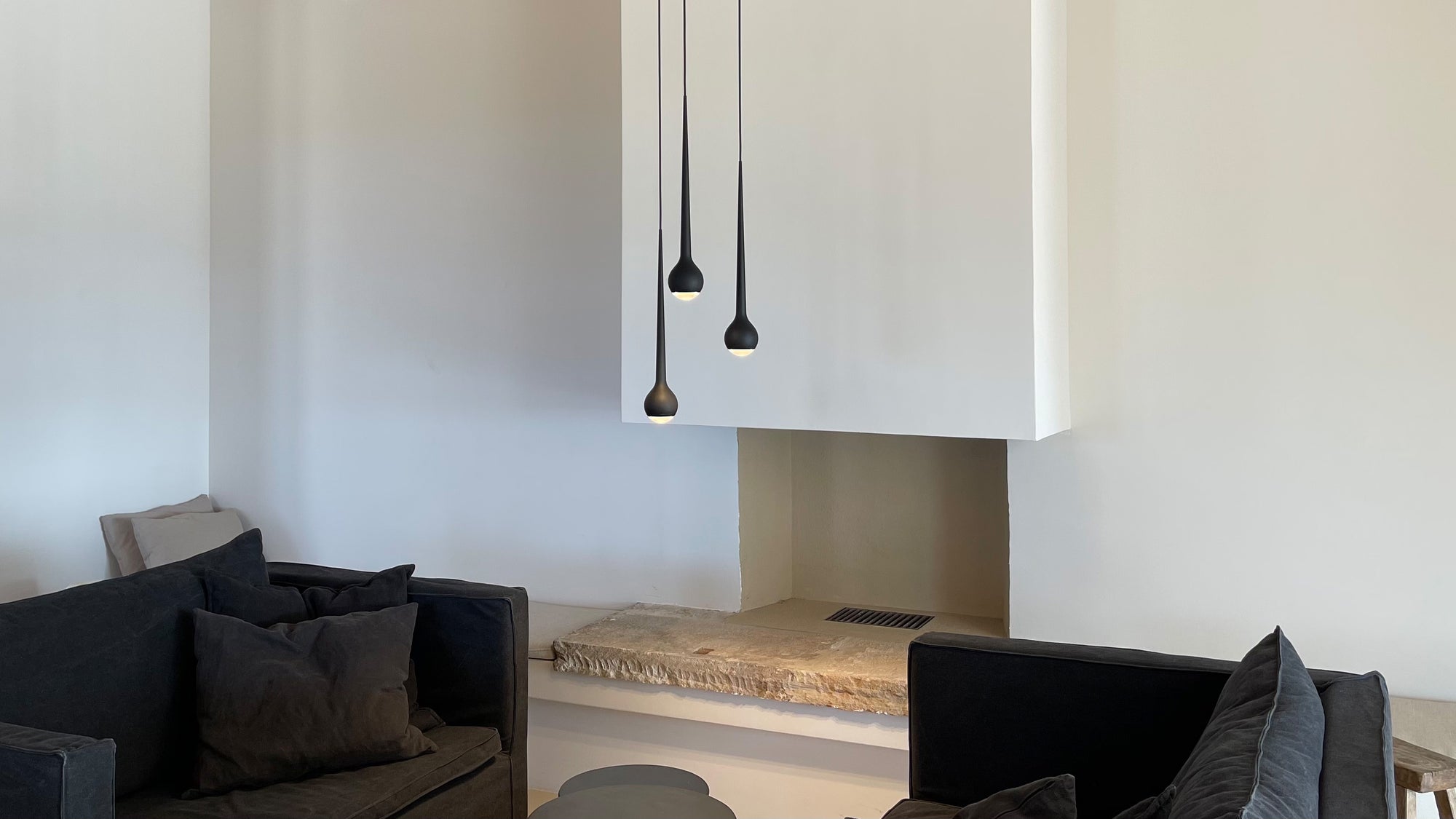 Falling Sun Chandelier Three | modernen Lüster kaufen | GRAU