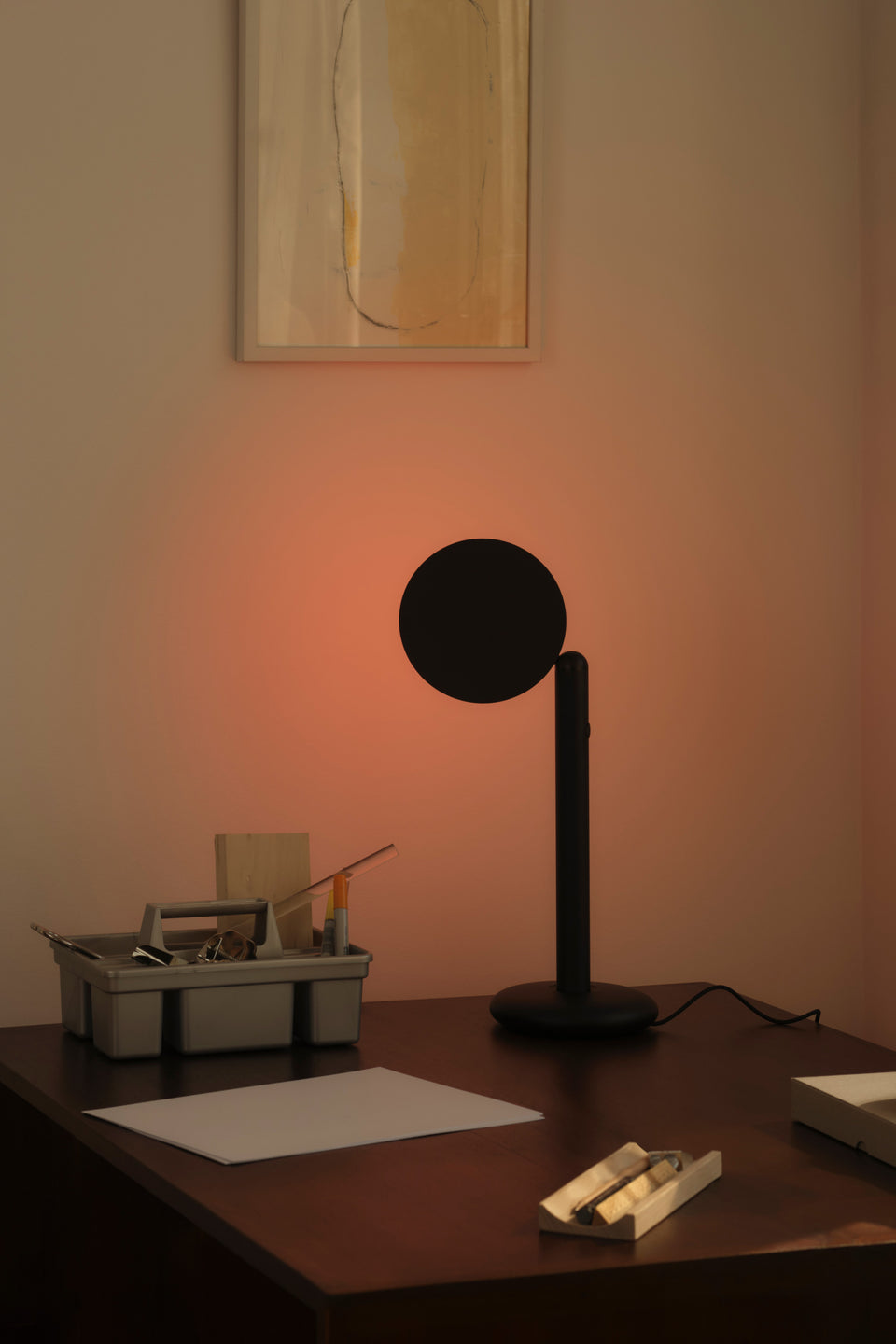 Parrot Table | Tisch-Leseleuchte mit LED, blendfrei & dimmbar | GRAU